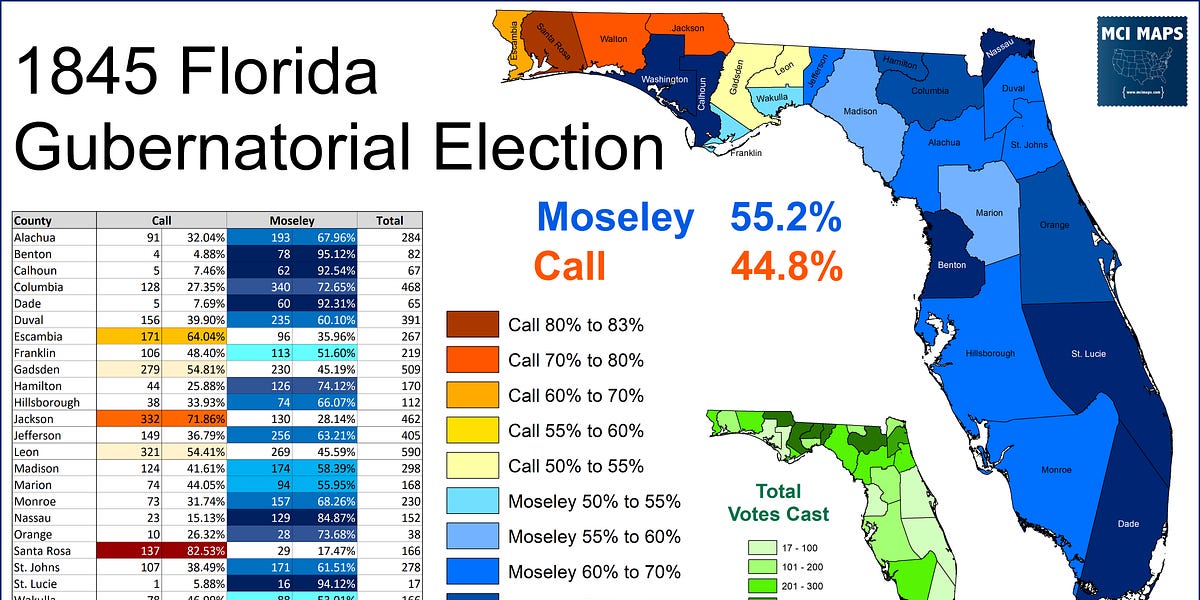 Special Issue: On this Day in 1845 - Florida's First State Elections