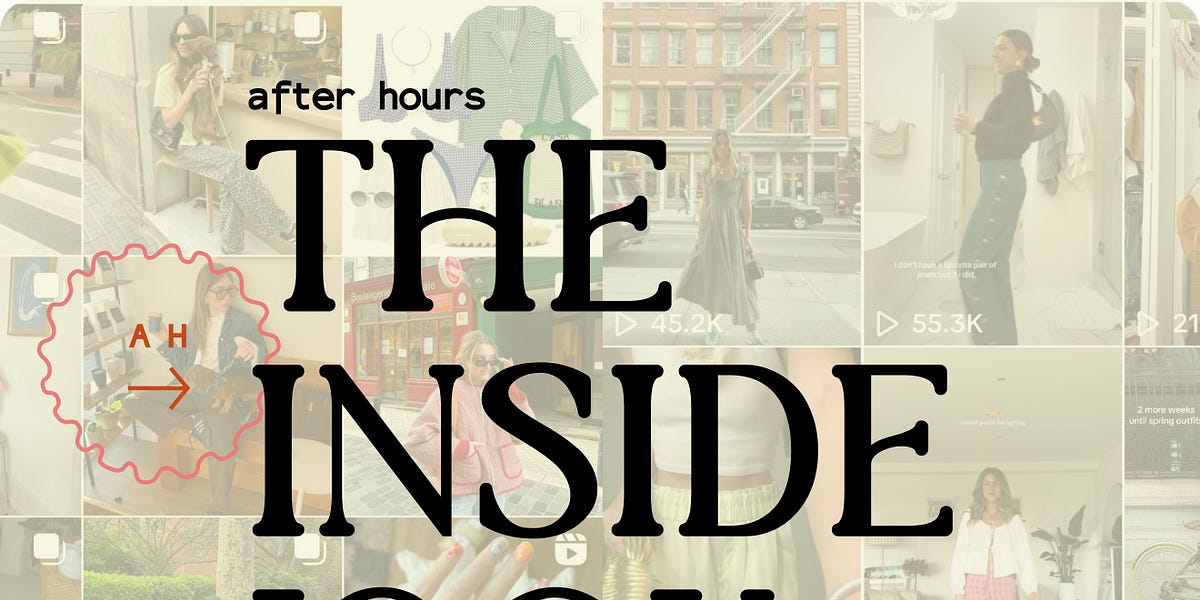 the inside look. - by Emily Strobl - AFTER HOURS