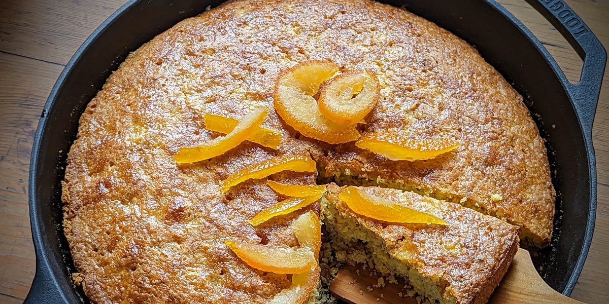 Skillet Orange-Olive-Oil Cake - by Aglaia KREMEZI