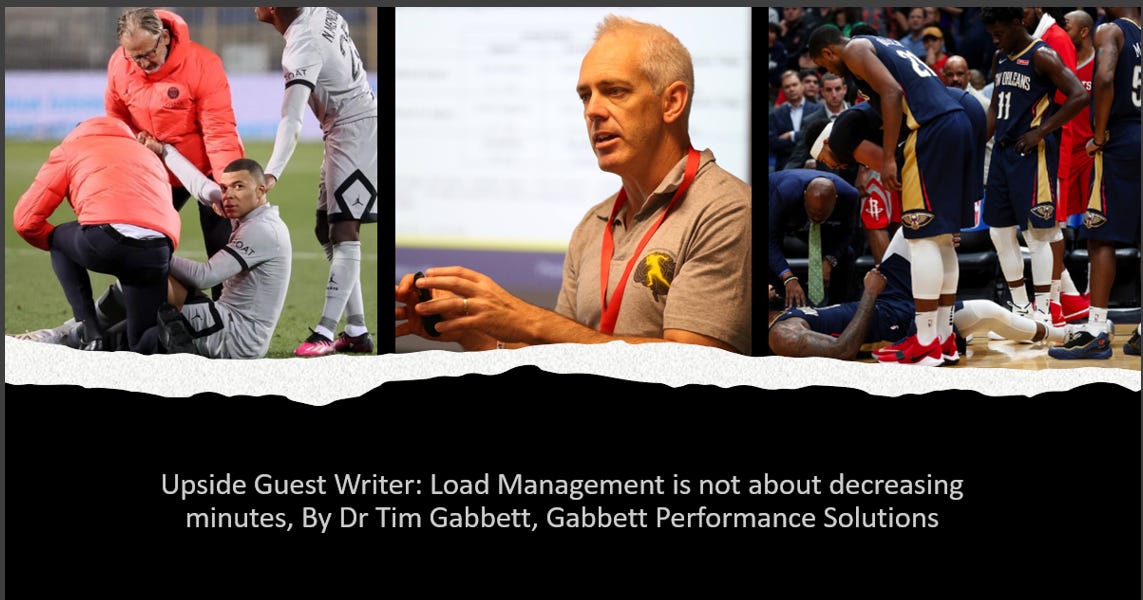 🔥Upside Guest Writer: "Load Management is Not About Decreasing Minutes ...