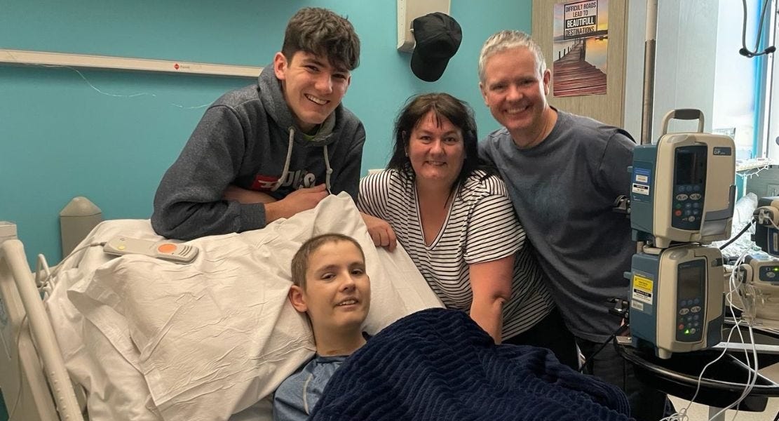 Daniel Greer: Newry teen receives second stem cell transplant