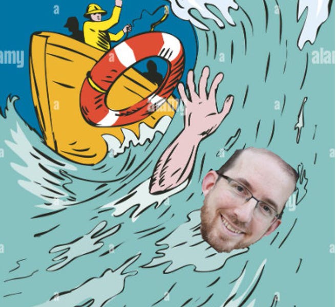 The Parable of the Drowning Man - by Happy