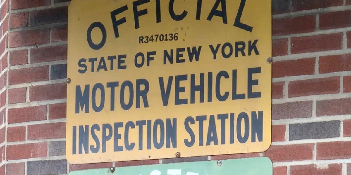 Little Stories: The “Official Inspection Station” Sign