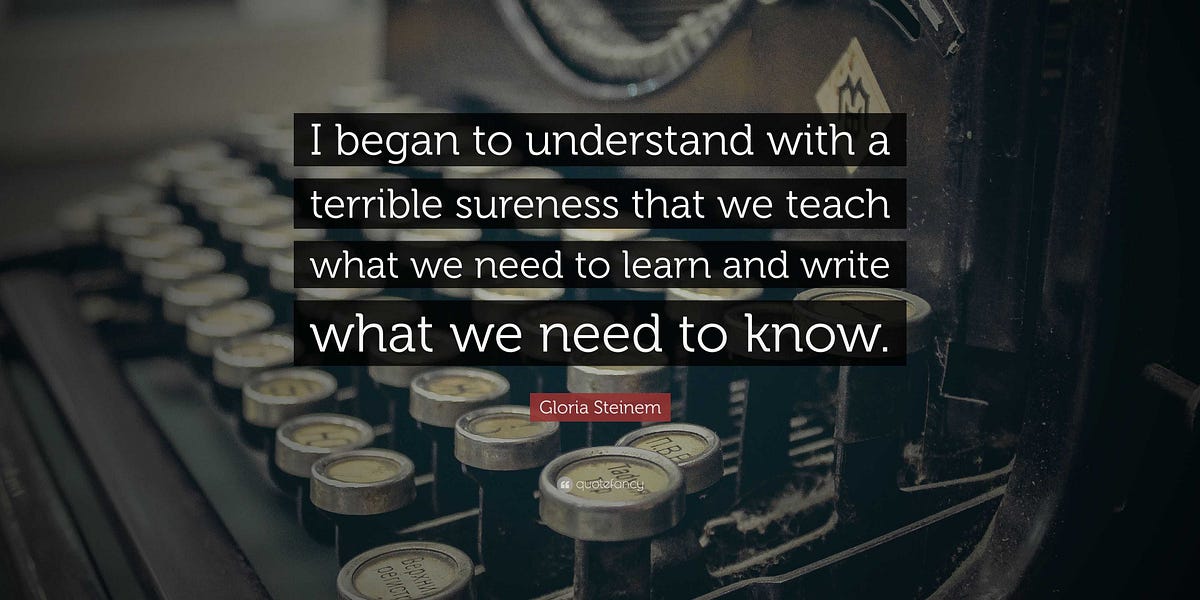 Those who teach… - by Sunny Grace - Sunny’s Substack