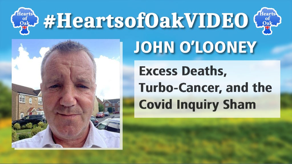 John O'Looney - Excess Deaths, Turbo-Cancer and the Covid Inquiry Sham