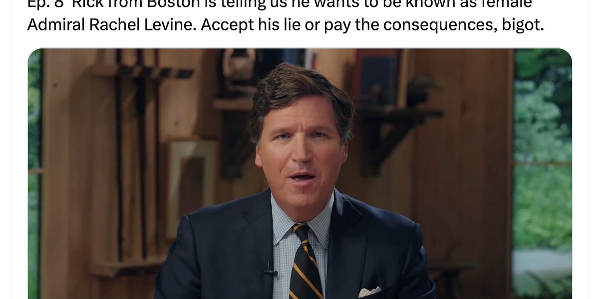 Juliet Jeske on Tucker Carlson's floundering Twitter show