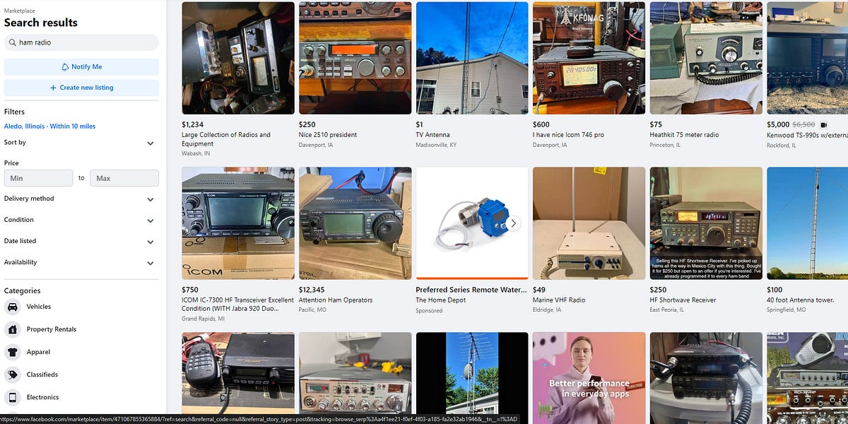 BASIC HAM RADIO: Beware of scammers selling used radios