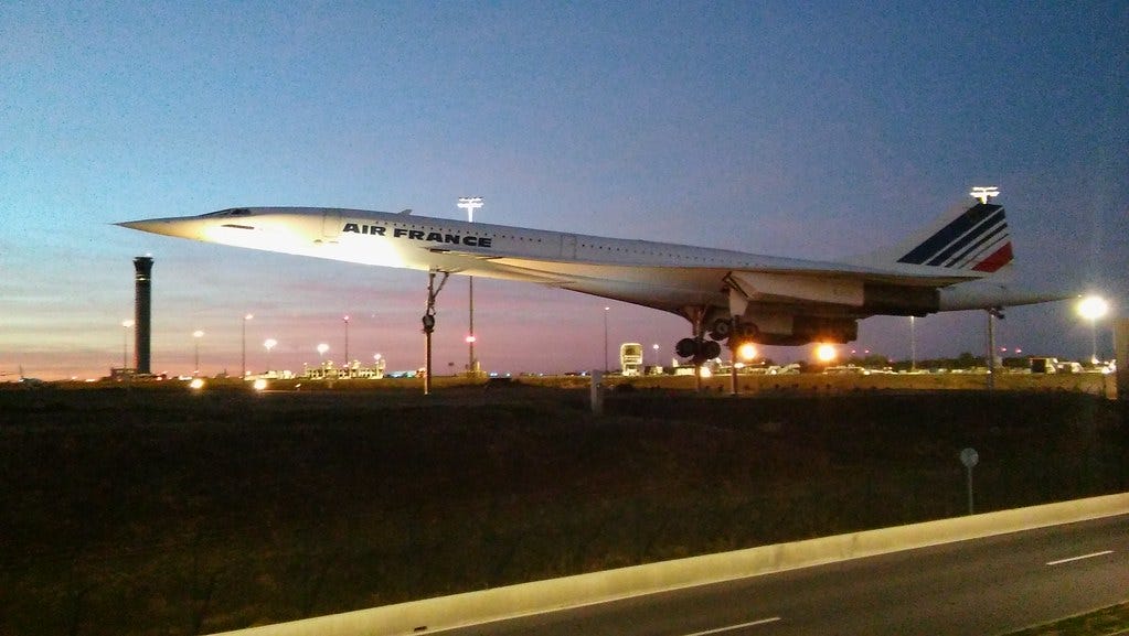 Charles de Gaulle on the Concorde - by LEO CAESARIS