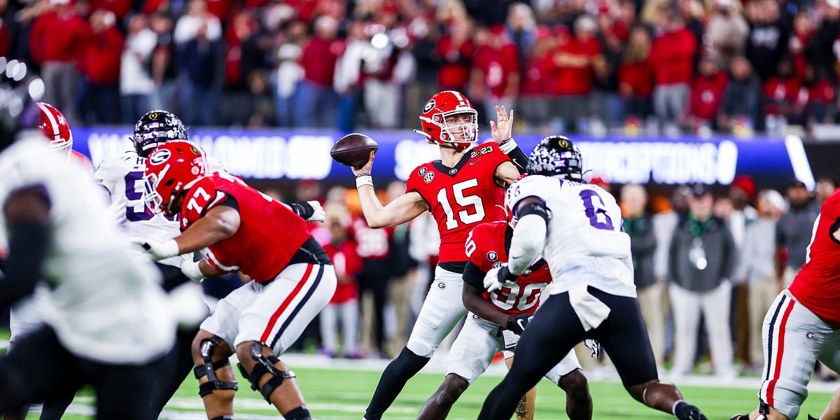 Carson Beck takes first-team reps in Georgia QB battle