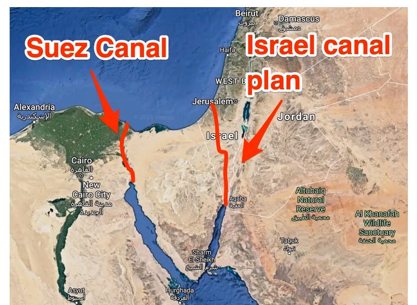 GAZA AND THE BEN GURION CANAL - by Riki Tiki Tavi