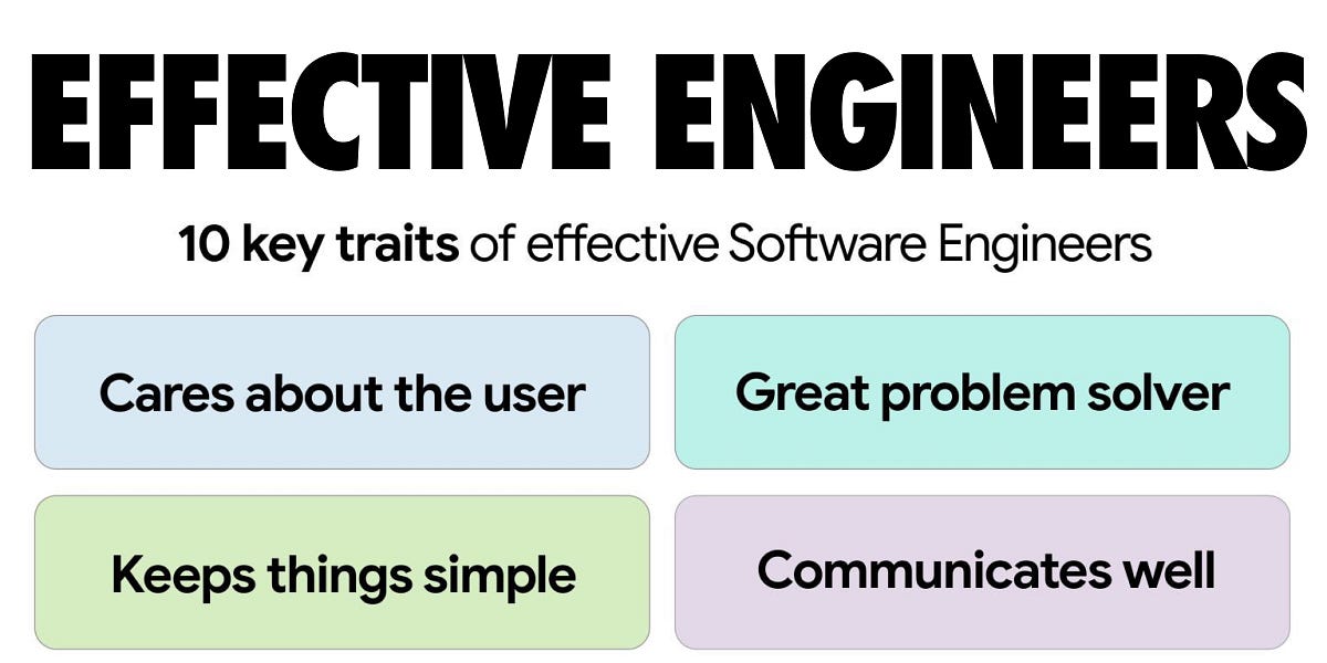 What makes a software engineer effective? - by Addy Osmani