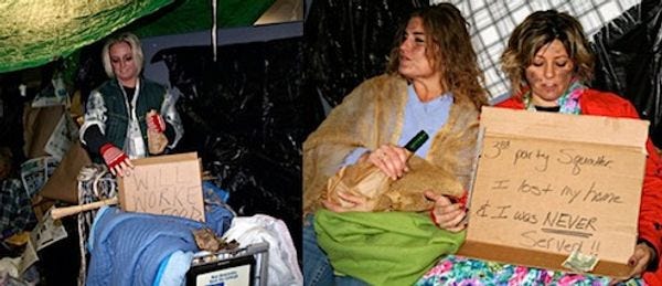 Foreclosure Mill Law Firm Costume Fun: Dress As Homeless Families