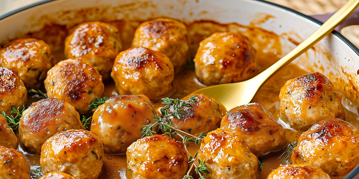 Turkey meatballs & Sweet potatoes - by Sophie