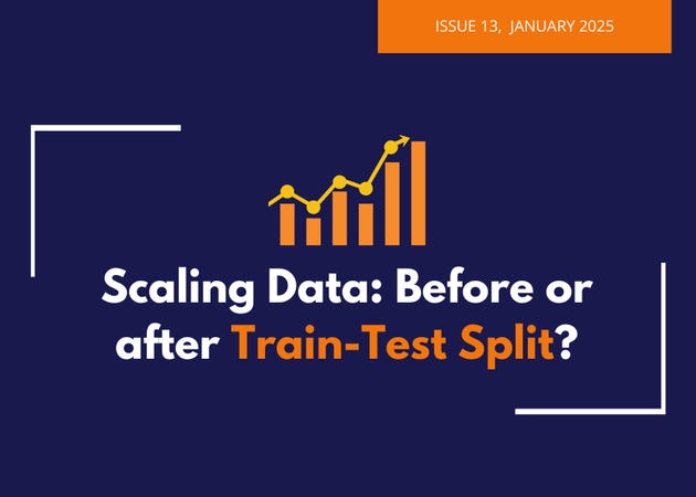 📊 Scaling Data: Before or after Train-Test Split?