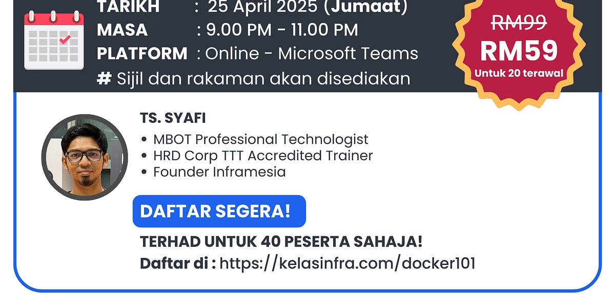 🚀 DEPLOY APLIKASI WEB DENGAN MUDAH MENGGUNAKAN DOCKER! 🚀 DEPLOY APLIKASI WEB DENGAN MUDAH MENGGUNAKAN DOCKER!