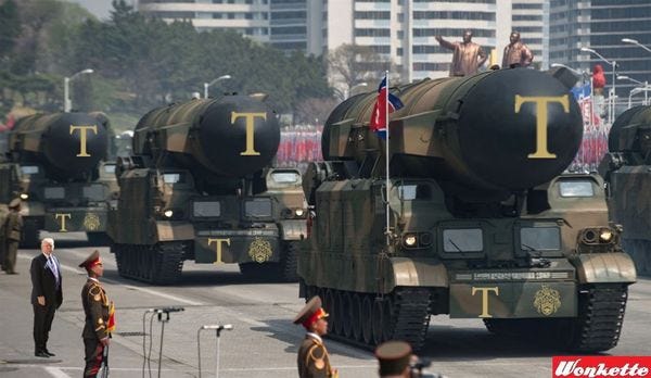 Cadet Bone Spurs Orders Great Big Military Parade For No Reason At All