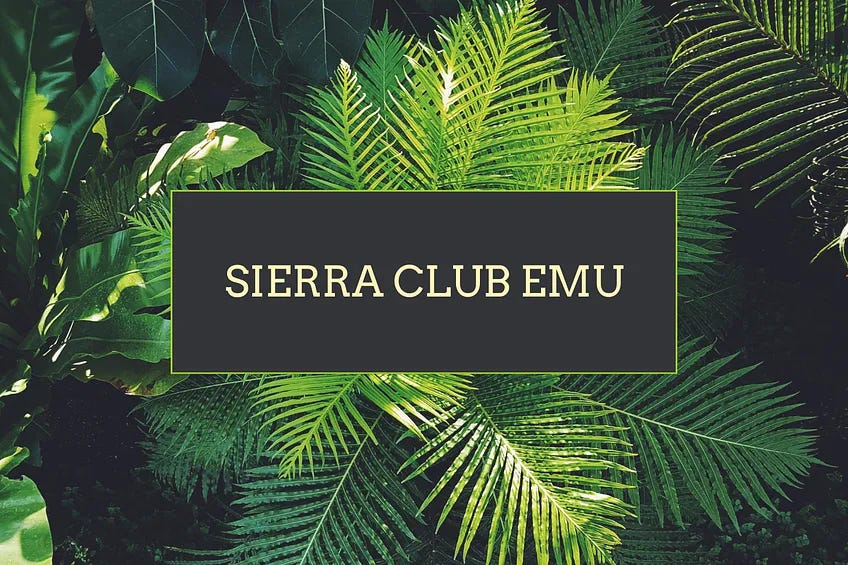 🌲April Email - Sierra Club EMU