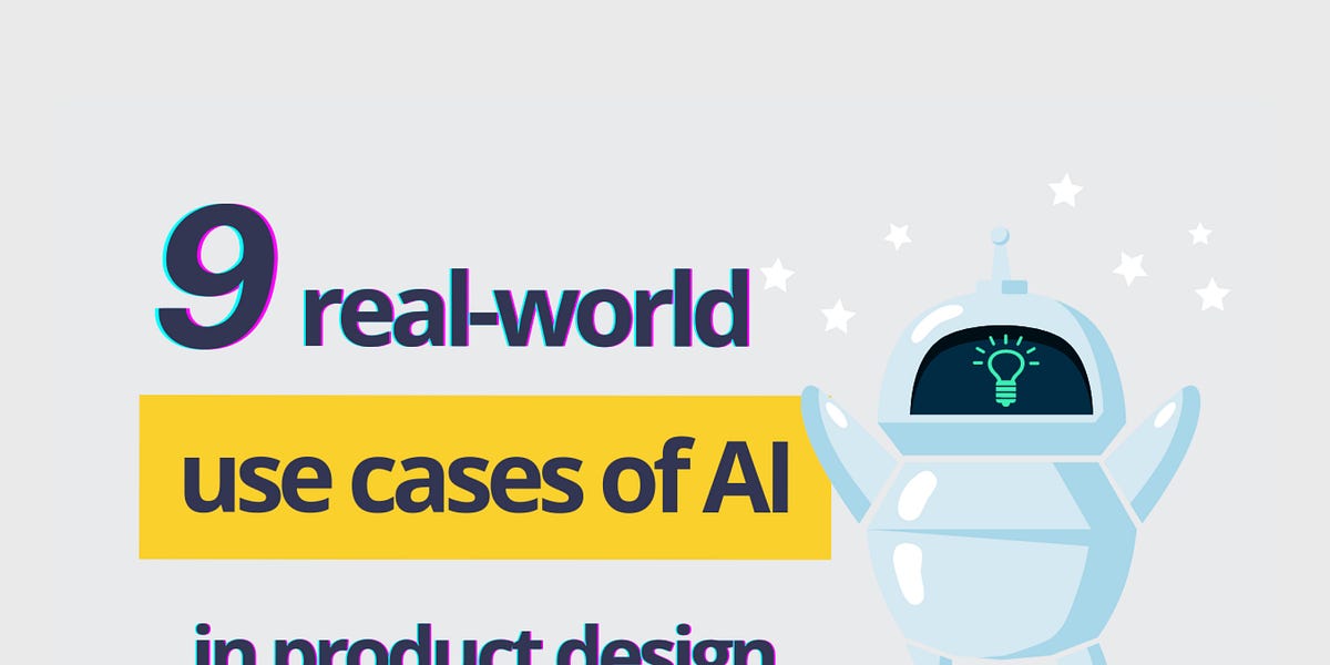 🐴 9 real-world use cases of AI in product design