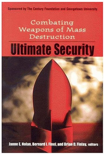 Book Review - "Ultimate Security: Combating WMD"