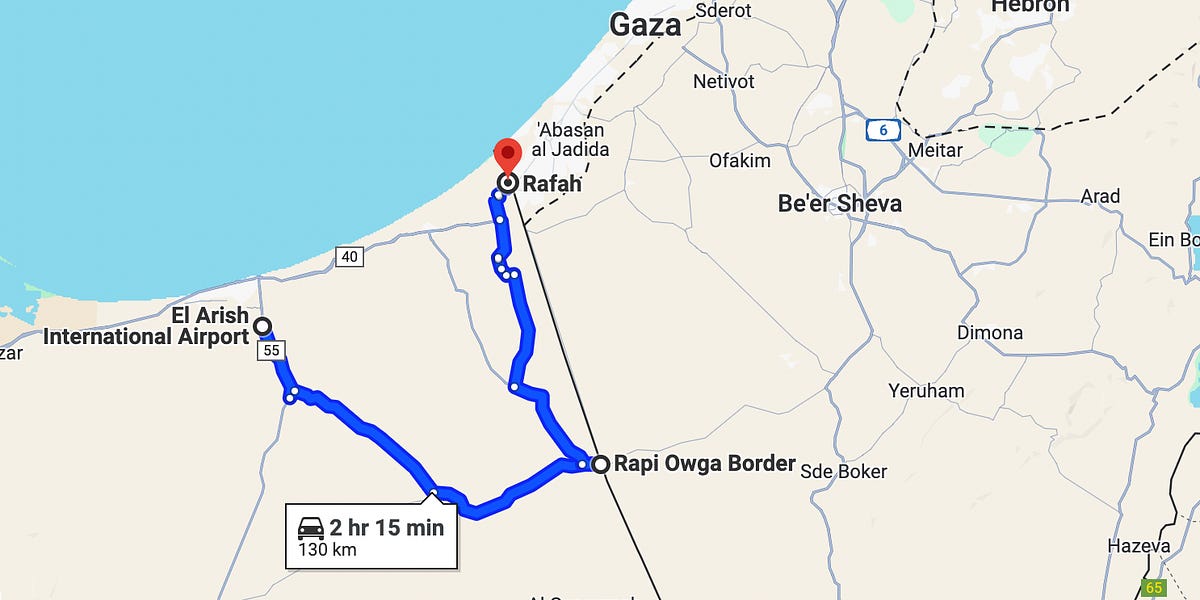 How Aid Actually Gets To Gaza - by Mark Leon Goldberg