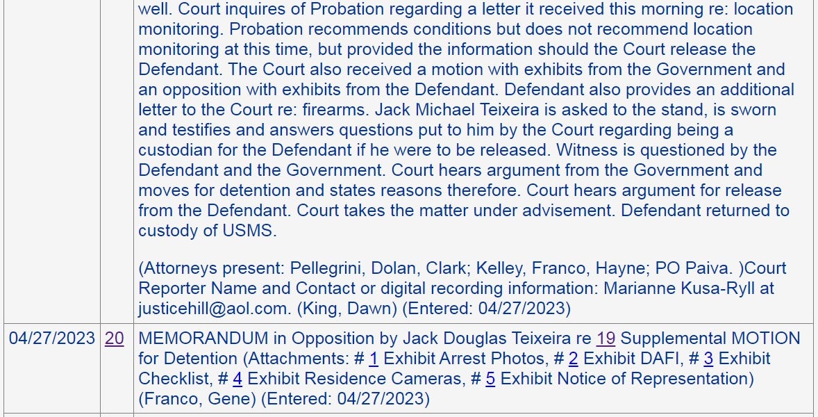 Teixeira Hearing 04/27/2023 - Cryptome