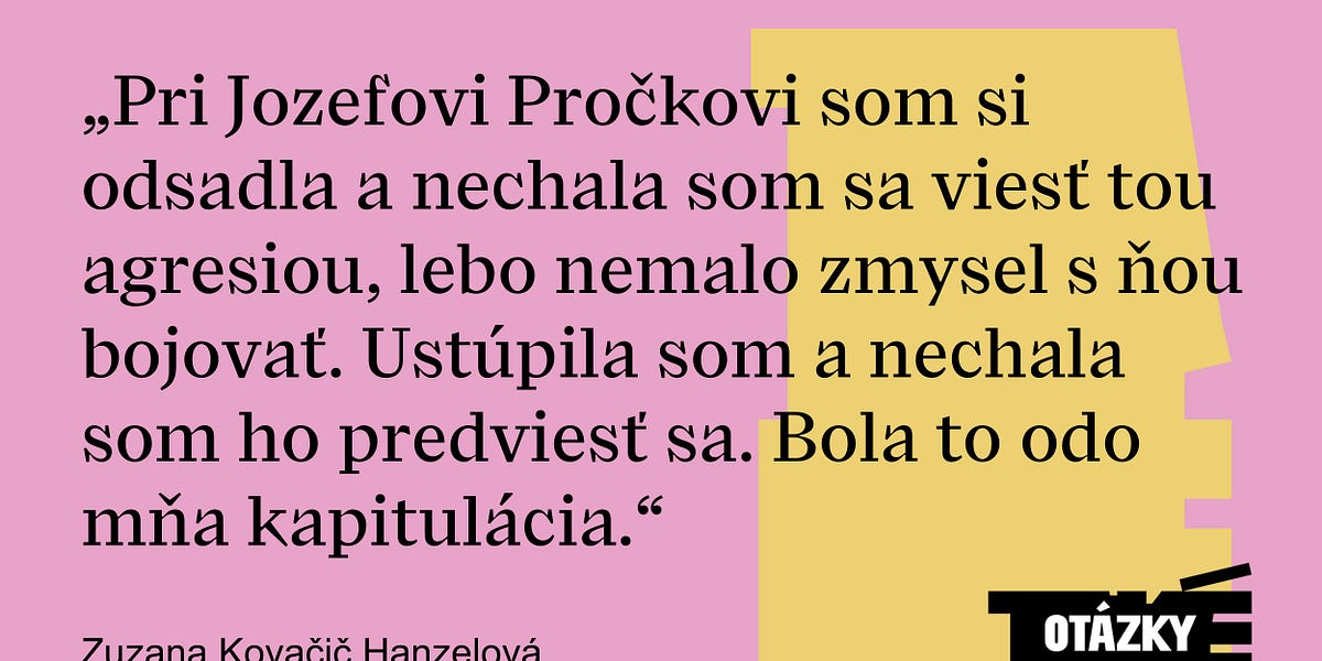 Hanzelová: Politikom vyčítame nekultúru, pritom sami sme spustili latku