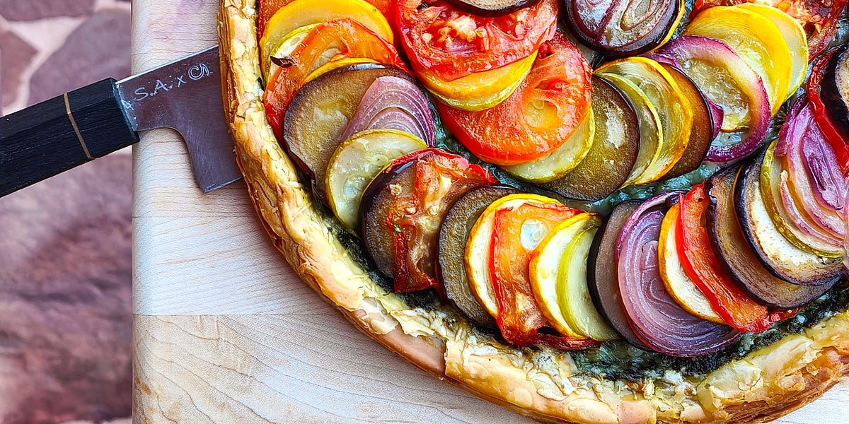 TARTE TIAN DE LEGUMES - by Simon Auscher