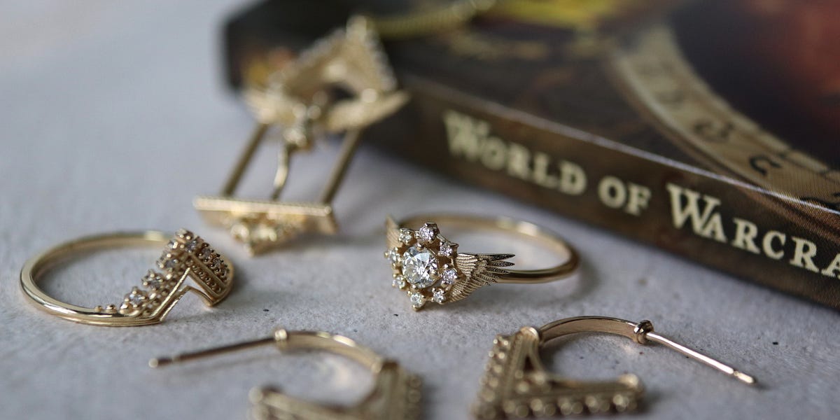 This designer creates jaw-dropping jewelry inspired by video games