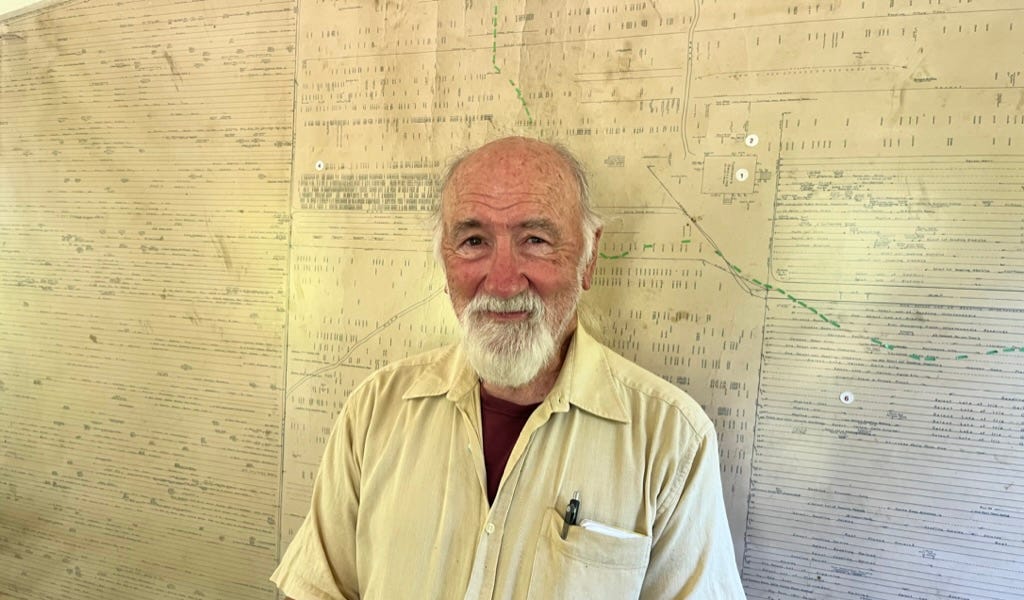 Steve Fowler on the Luther Burbank Experiment Farm