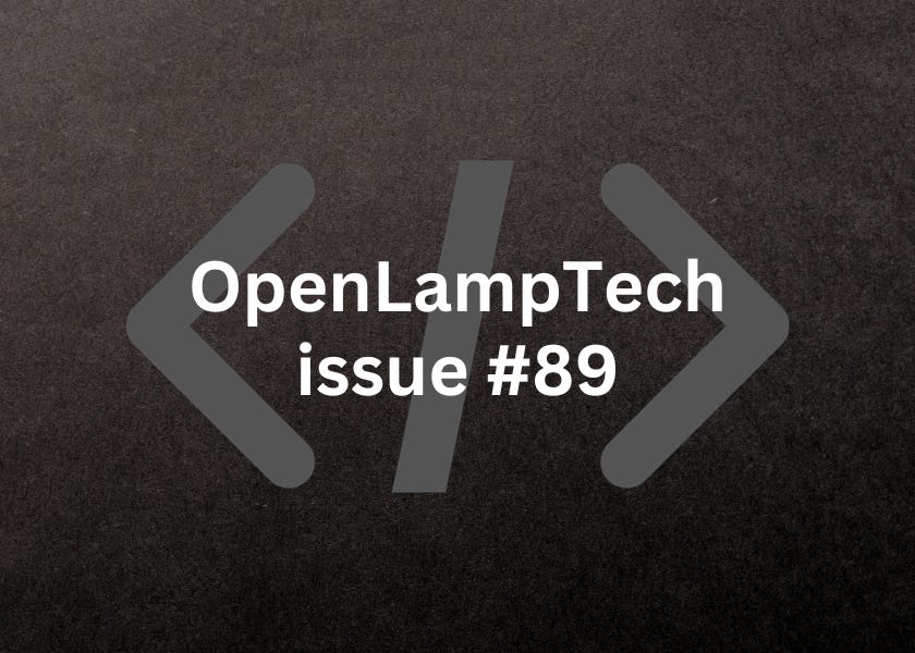 OpenLampTech issue #89 - by Josh Otwell - OpenLampTech