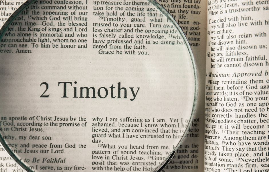 2 Timothy 2:1-2 - by Sam Jones