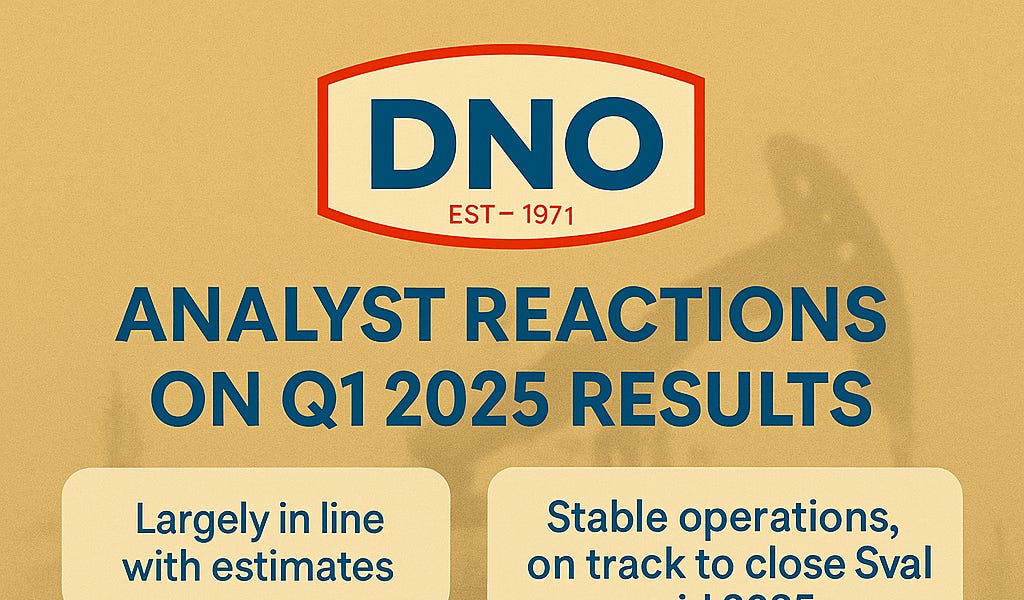 Watchlist Update: DNO (DNO.OL) - by Sigbjørn Hovda