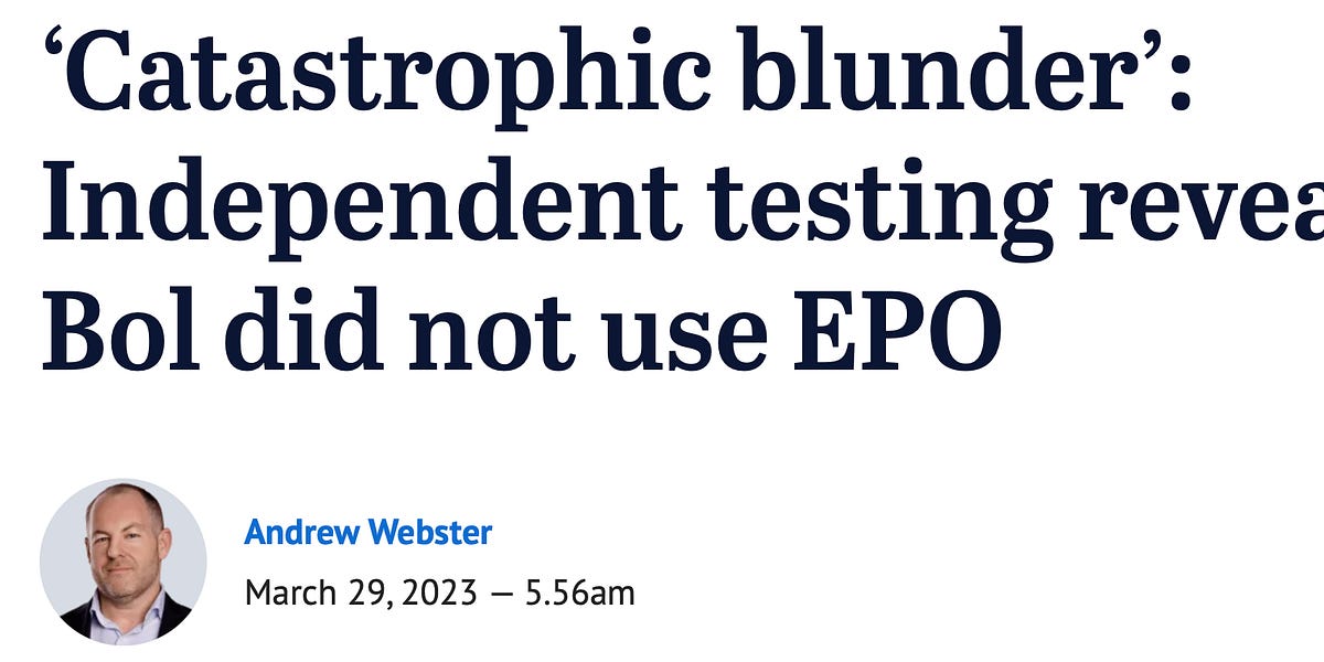 Those dope testers got some splainin' to do.