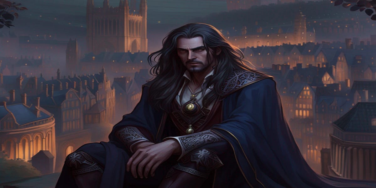 King Ba'Ath - vampire monarch of the Somerset under-realms - giver of ...