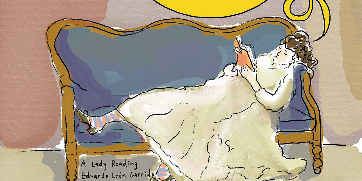 A Woman Reading - The Habit of Art by Kelcey Ervick