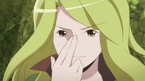 Omake Gif Anime - Log Horizon - Episode 21 - Air Megane?