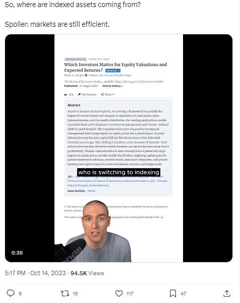 For your information - by Michael W. Green