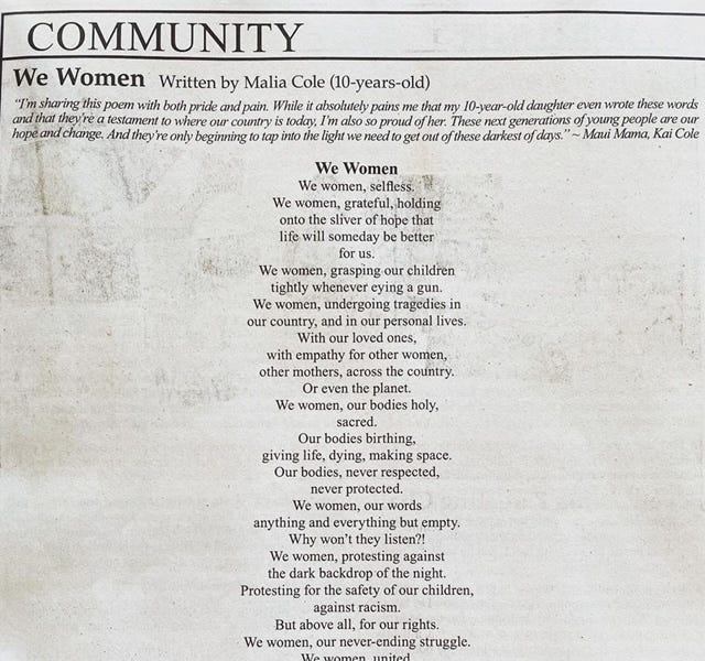 We Women - by Kai Cole - Kaiulani’s Substack