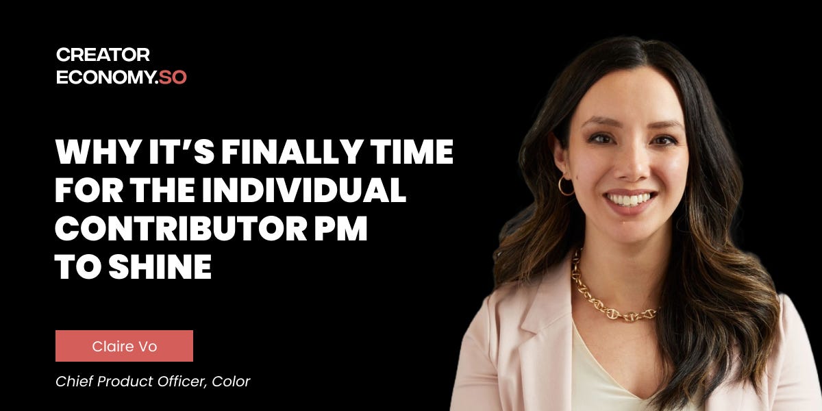 Claire Vo (CPO Color): Why It's Finally Time for the Individual ...