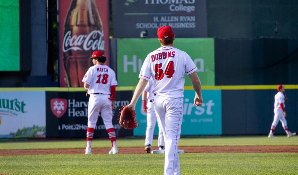Hunter Dobbins shines again for Sea Dogs - by Josh Ball