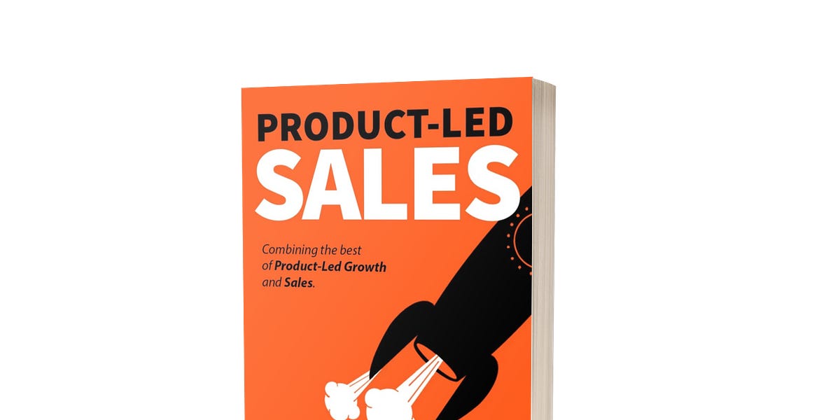 Out now: My book on Product-Led Sales