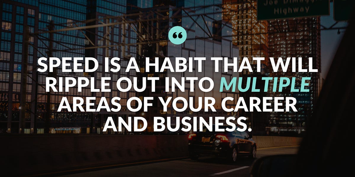 The Mindset of Speed - by Dr. Julie Gurner