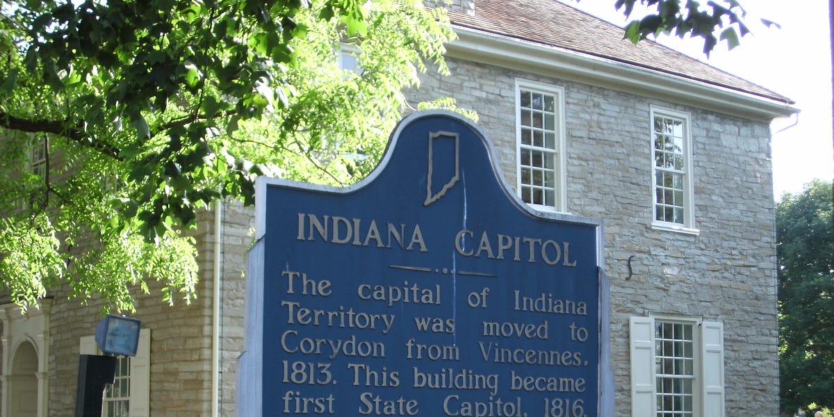Corydon- Indiana's First State Capital - by Paul R. Wonning