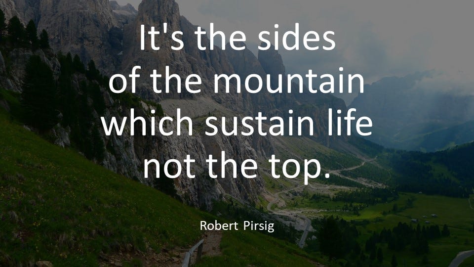 Don't get lost along the way. - by Jon Doolen