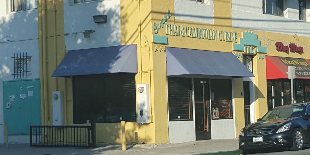 Crystal Thai & Cambodian Cuisine Long Beach Restaurant