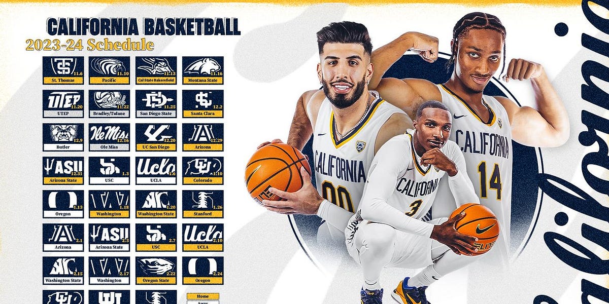 Cal Men's Basketball Game and TV Schedule Announced for 2023-2024 Season Cal Men's Basketball Game and TV Schedule Announced for 2023-2024 Season
