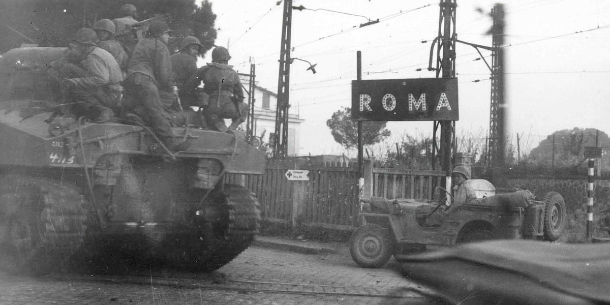 Rome Liberated - by Martin Cherrett - World War II Today