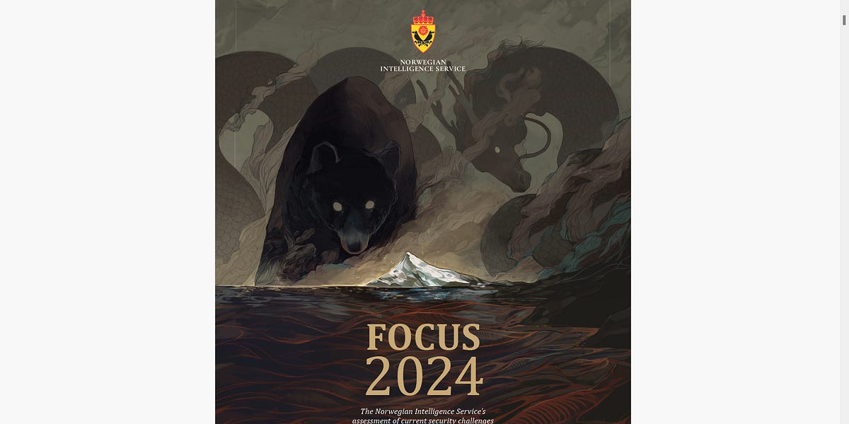 Norway: threat and risk assessments for 2024 presented by the Norwegian ...