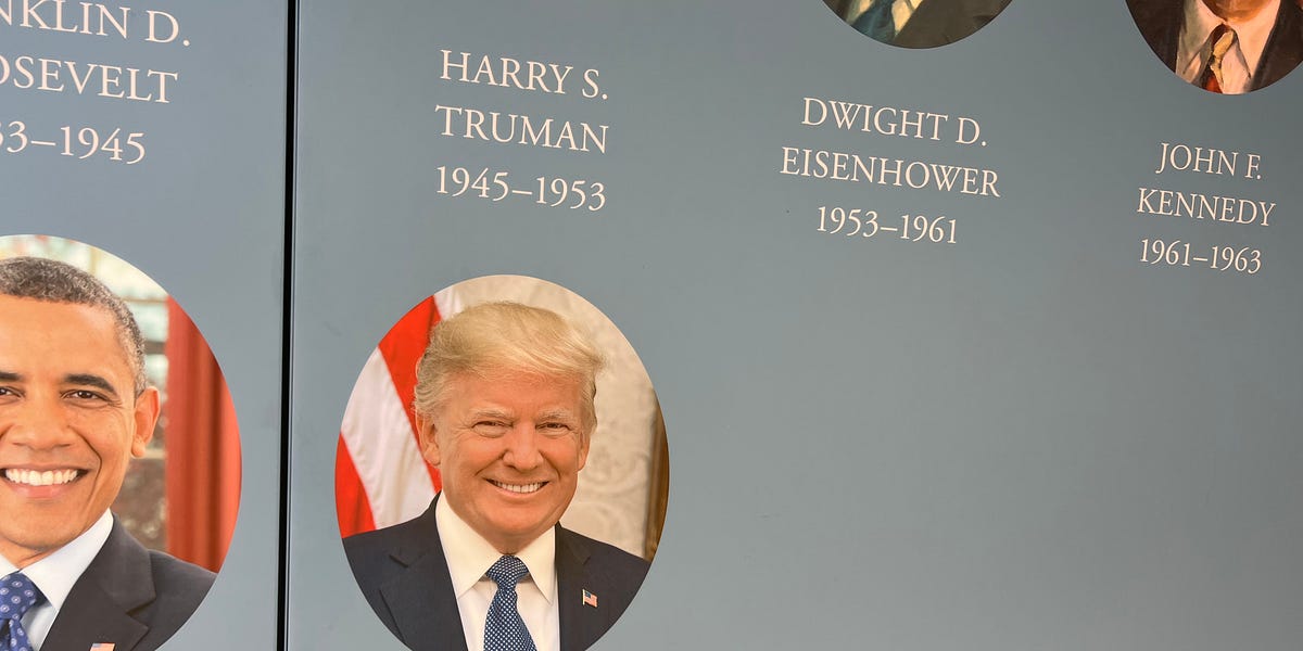 Donald Trump is Still President 2023 at the White House Visitor Center