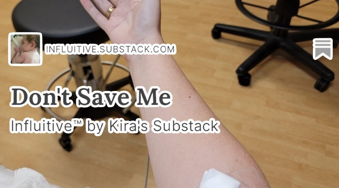 Don't Save Me - by Kira - Influitive™